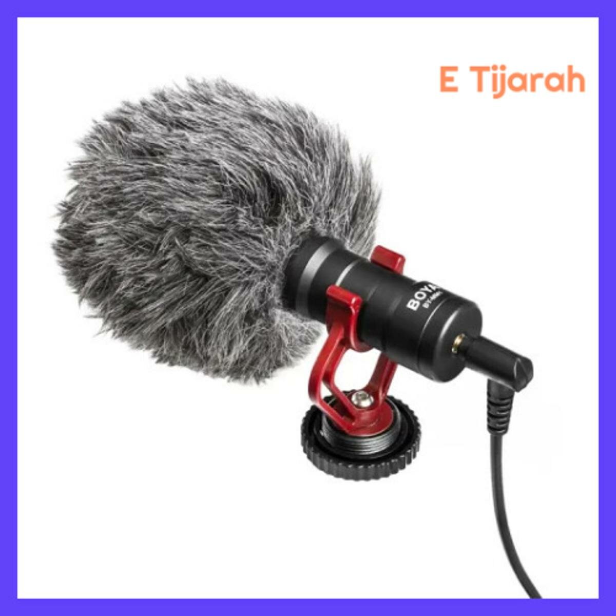 Микрофон BOYA BY-MM1 для видео, записи видеоблогов Лучший микрофон для потоковой передачи видео, совместимый с ПК, телеф