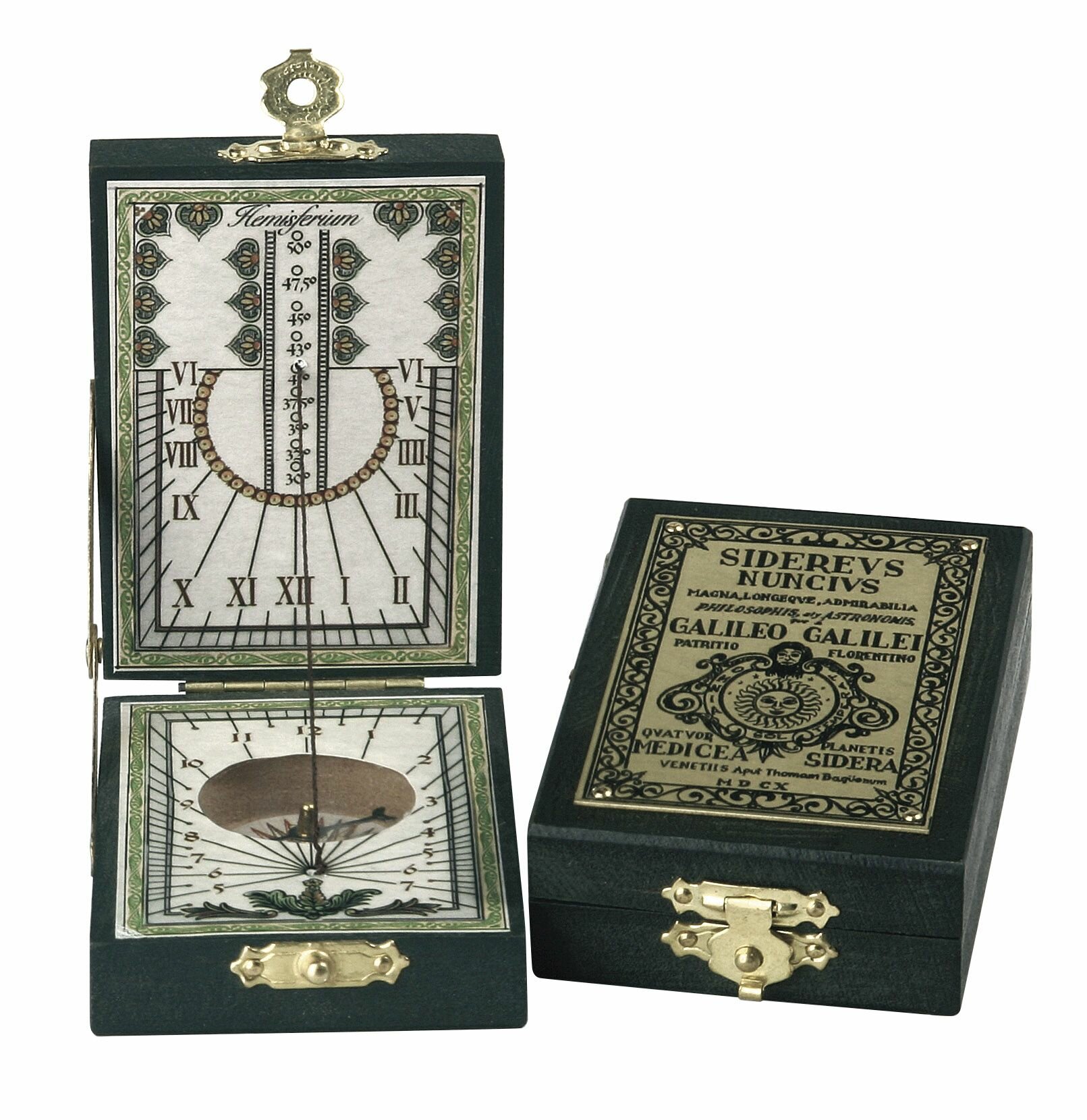 Солнечные часы Hemisferium Brass Pizarro 7х5 H 2см, бронза