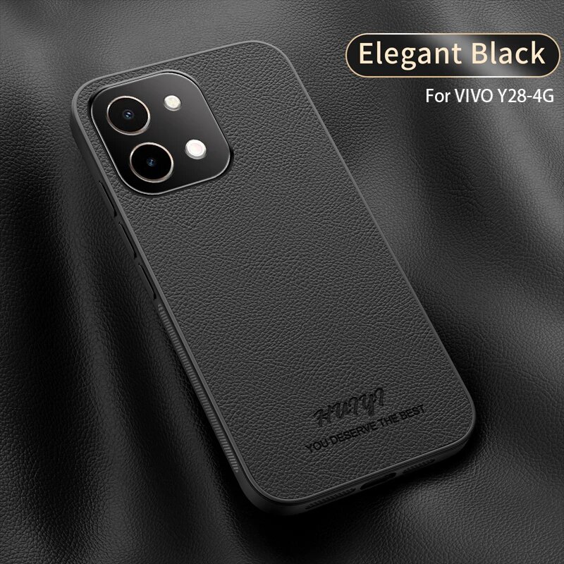 Кожаный чехол для vivo Y36 Y35 Y31S Y30 Y28 Y27 Y22 Y20 Y20S Y20i Y20t амортизирующий магнитный чехол