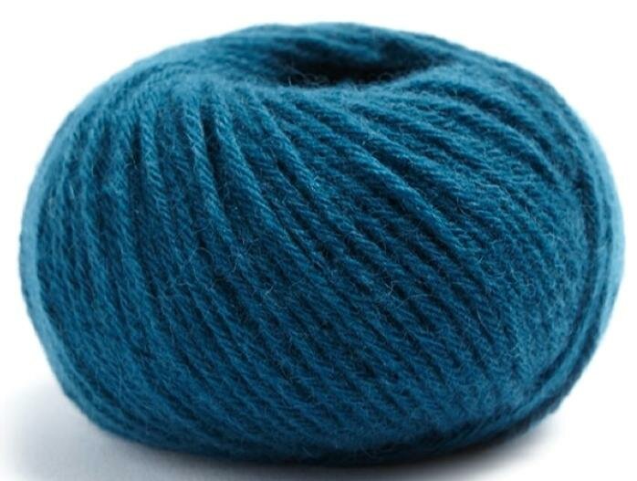 Bergamo /Бергамо/ пряжа Lamana (75% шерсть мериноса сверхтонкая, 25% бэби альпака), 25г/65м (24, petrol (петроль), бирюзовый)