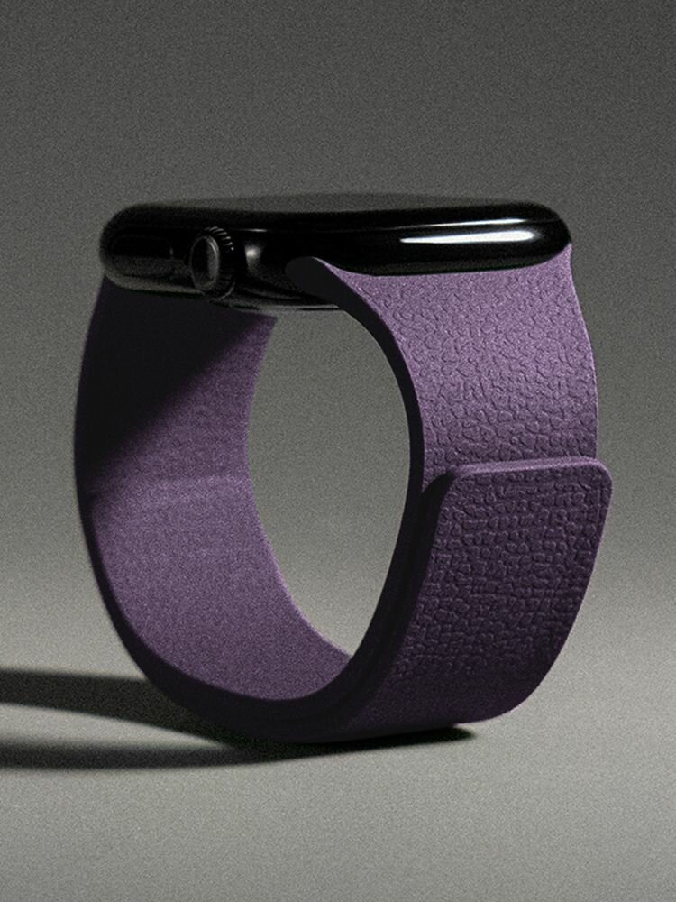 Силиконовый магнитный ремешок без пряжки, подходит для Apple Watch серий 1-9, SE/10, 38-40-41-42мм