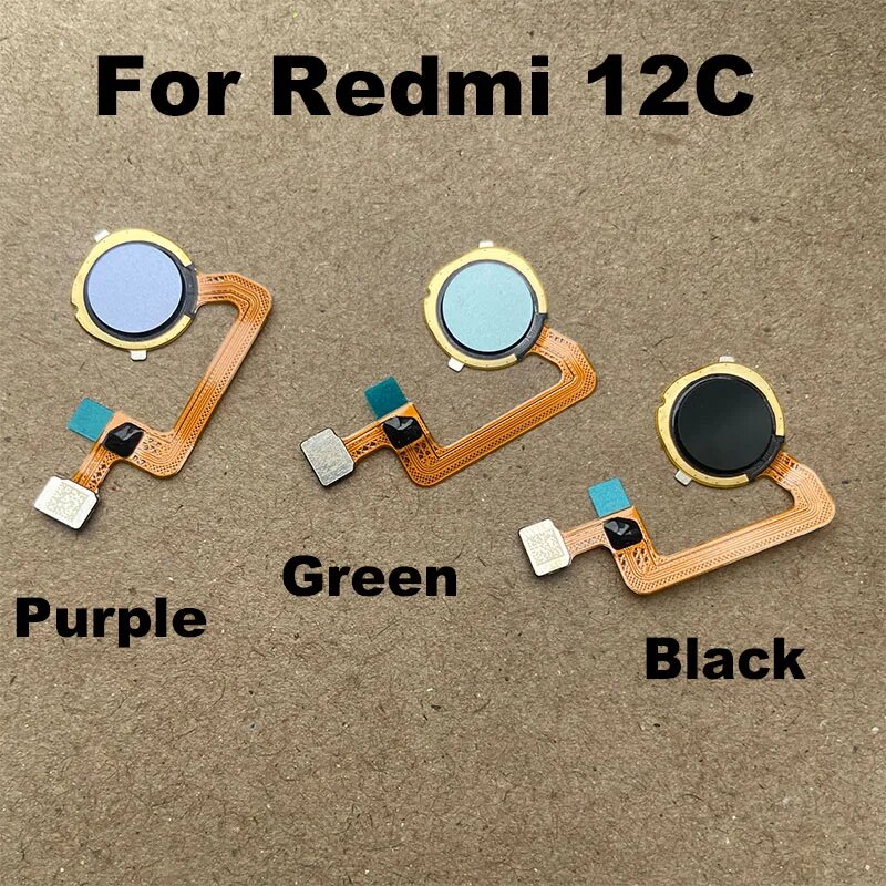 Новинка для Xiaomi Redmi 12C сканер отпечатков пальцев кнопка домой меню сенсорный ID сканер Blue