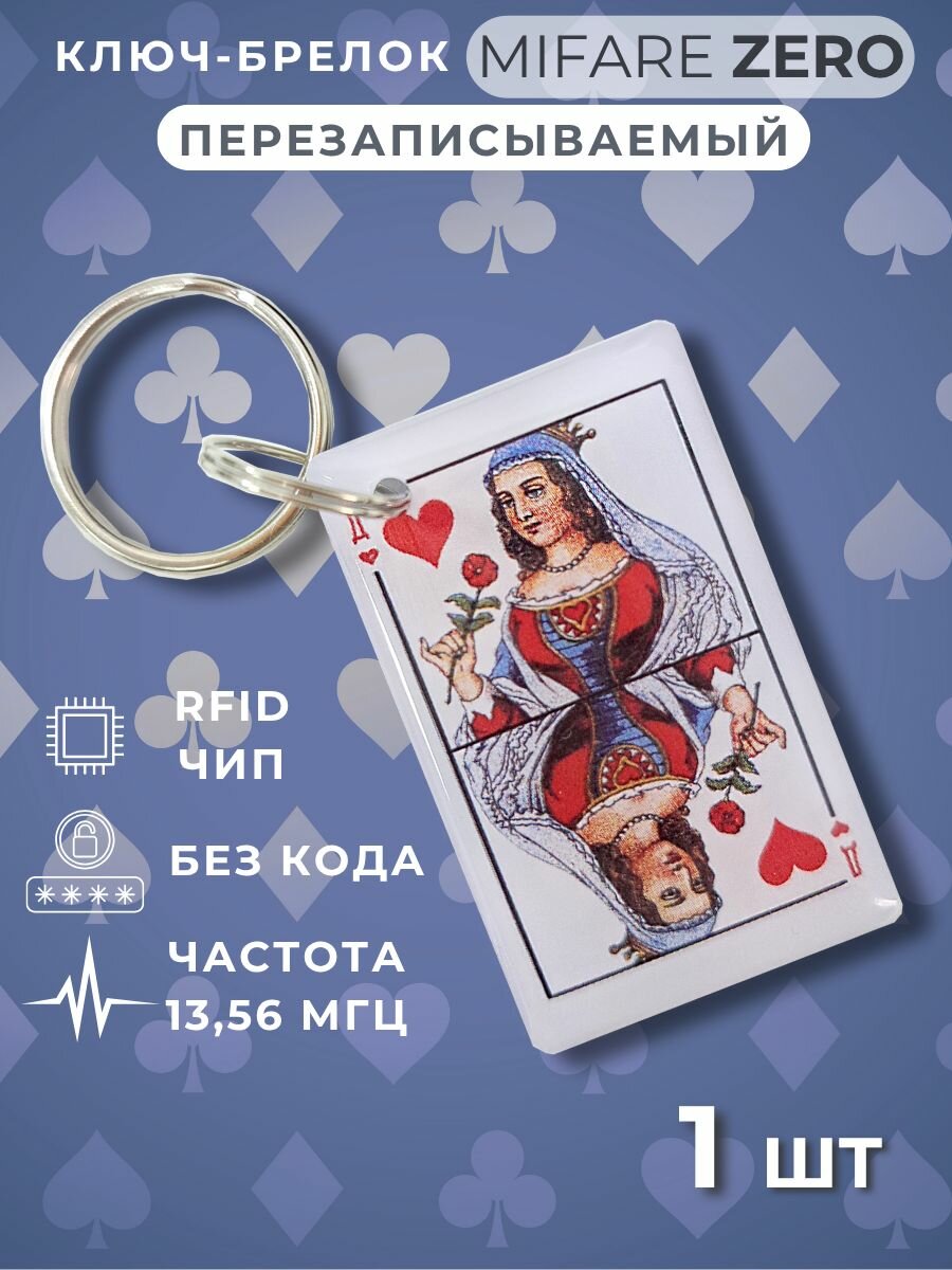 Ключ для домофона перезаписываемый Mifare Zero 13,56 МГц. Электронный брелок болванка