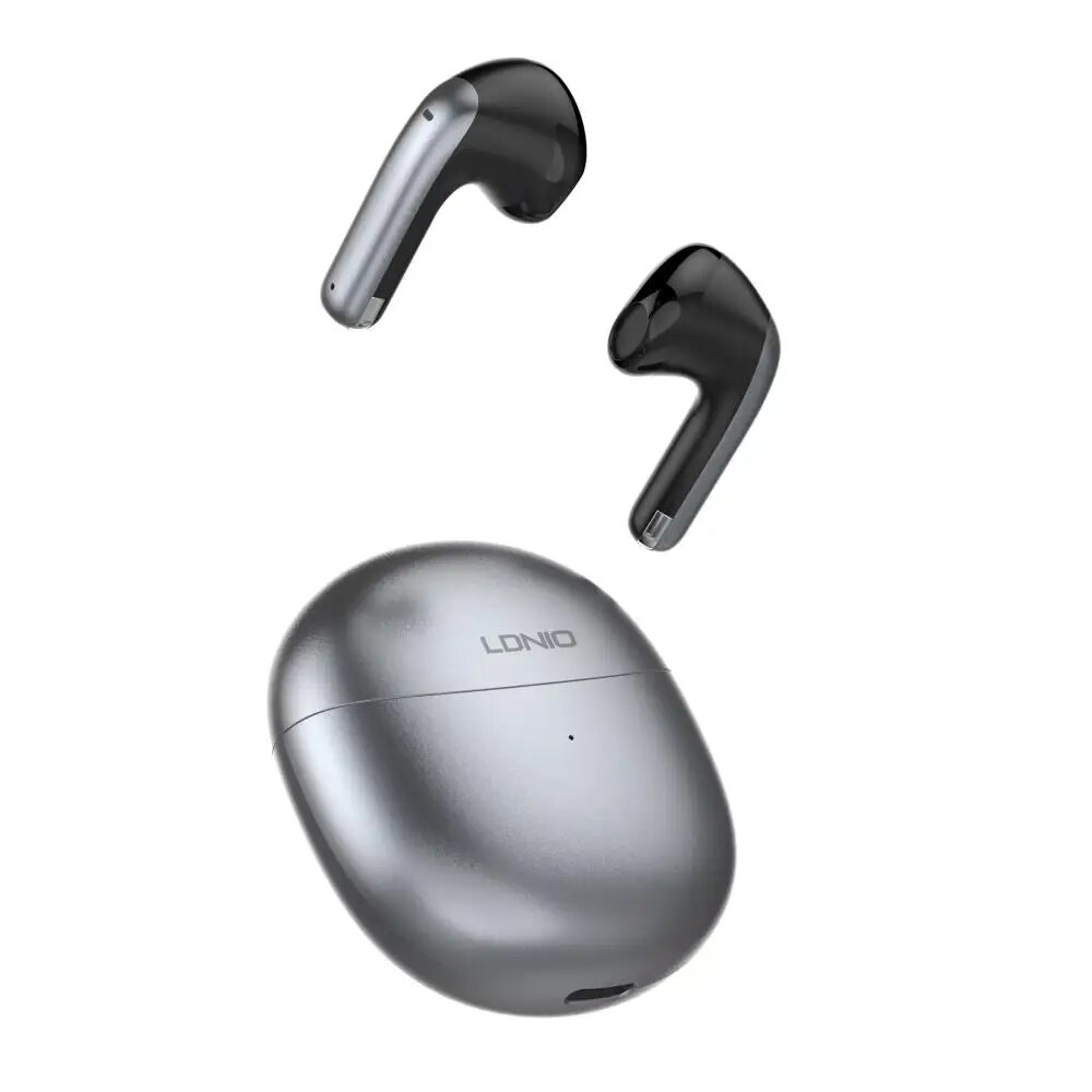 LDNIO Беспроводные наушники 5.3 Серый, Black-Grey