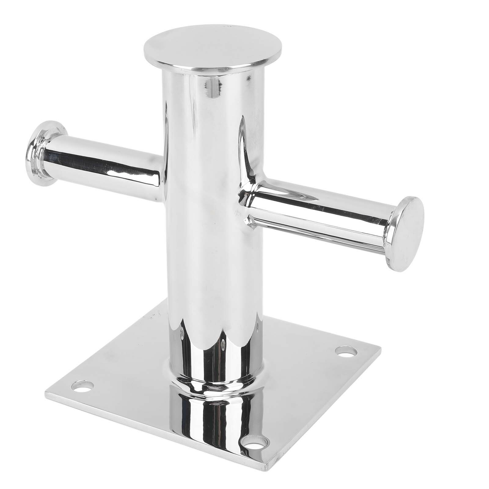 135-миллиметровый одинарный крестовой столбик из прочной морской нержавеющей стали марки 316 для яхт, рыболовных судов