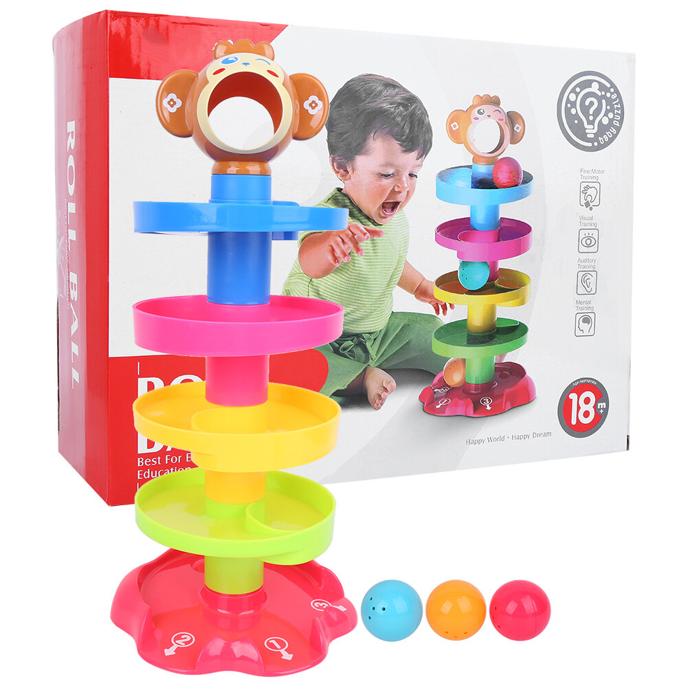 Игрушка-вертушка «Башня с шариками», яркие цвета, развивающая игрушка для детей, подарок.