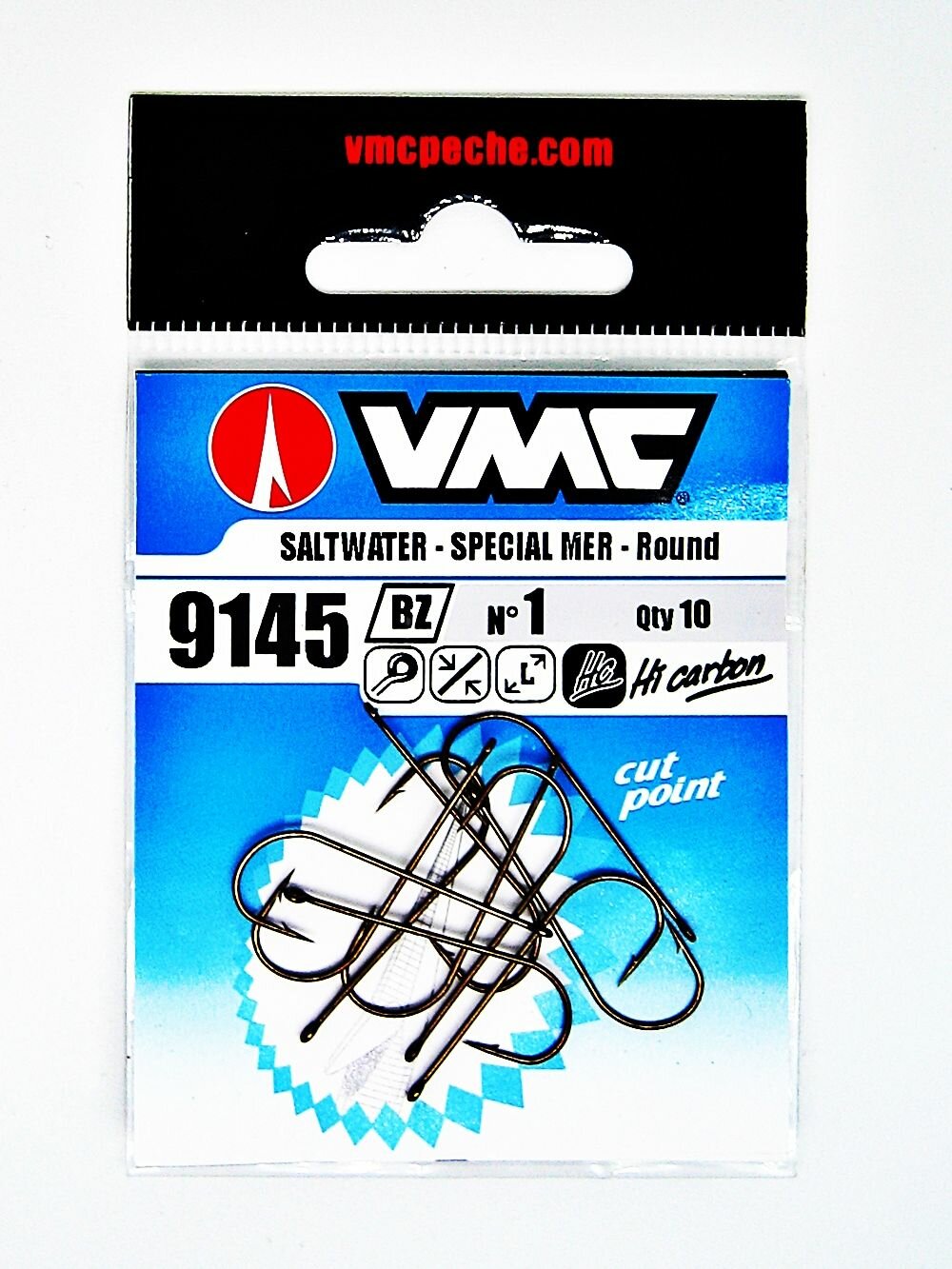 Крючок VMC 9145 BZ (бронза) №01 (10шт) ++