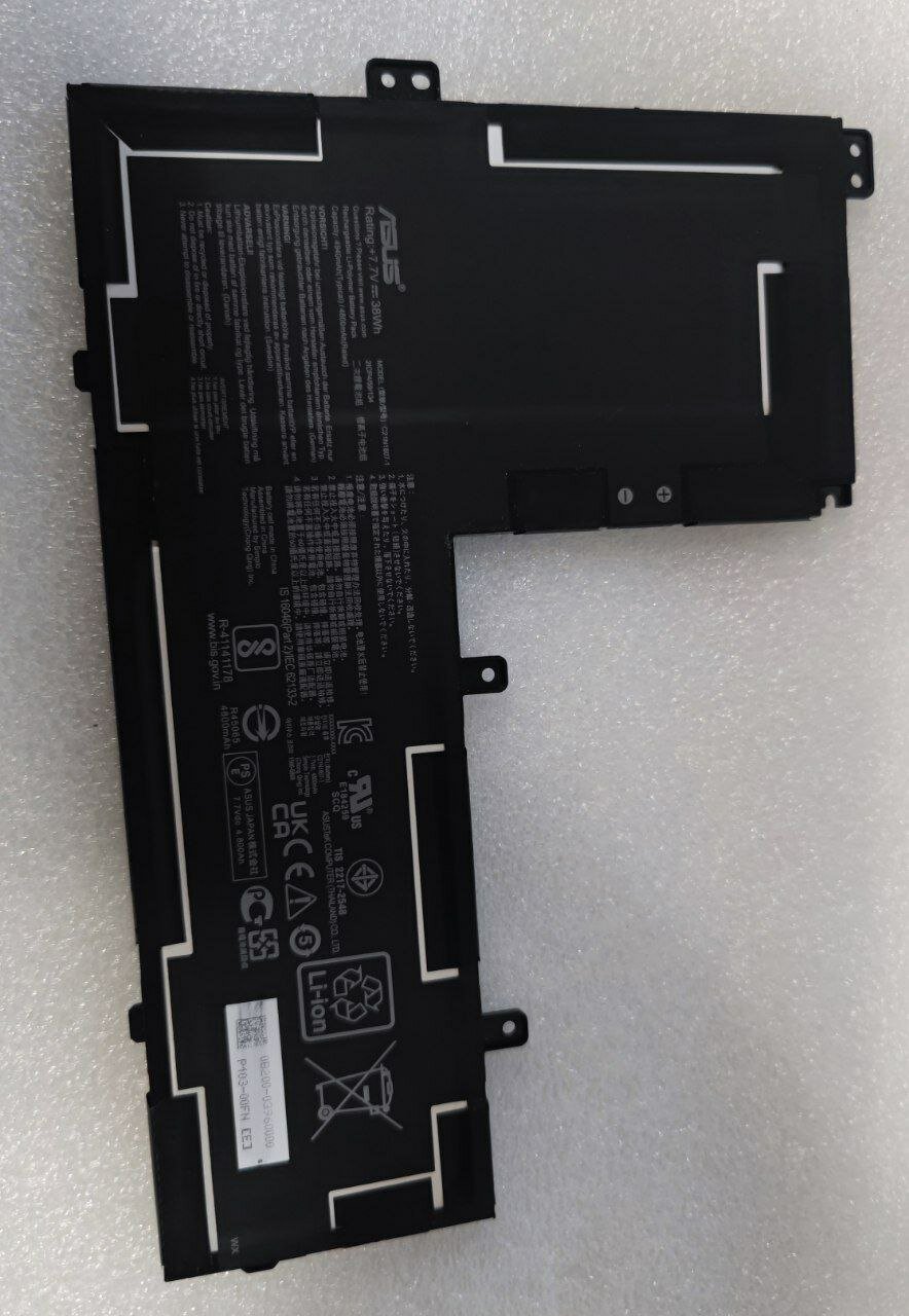 Аккумулятор для Asus (C21N1807-1) ChromeBook CN1100N, 38Wh, 4940mAh, 7.7V