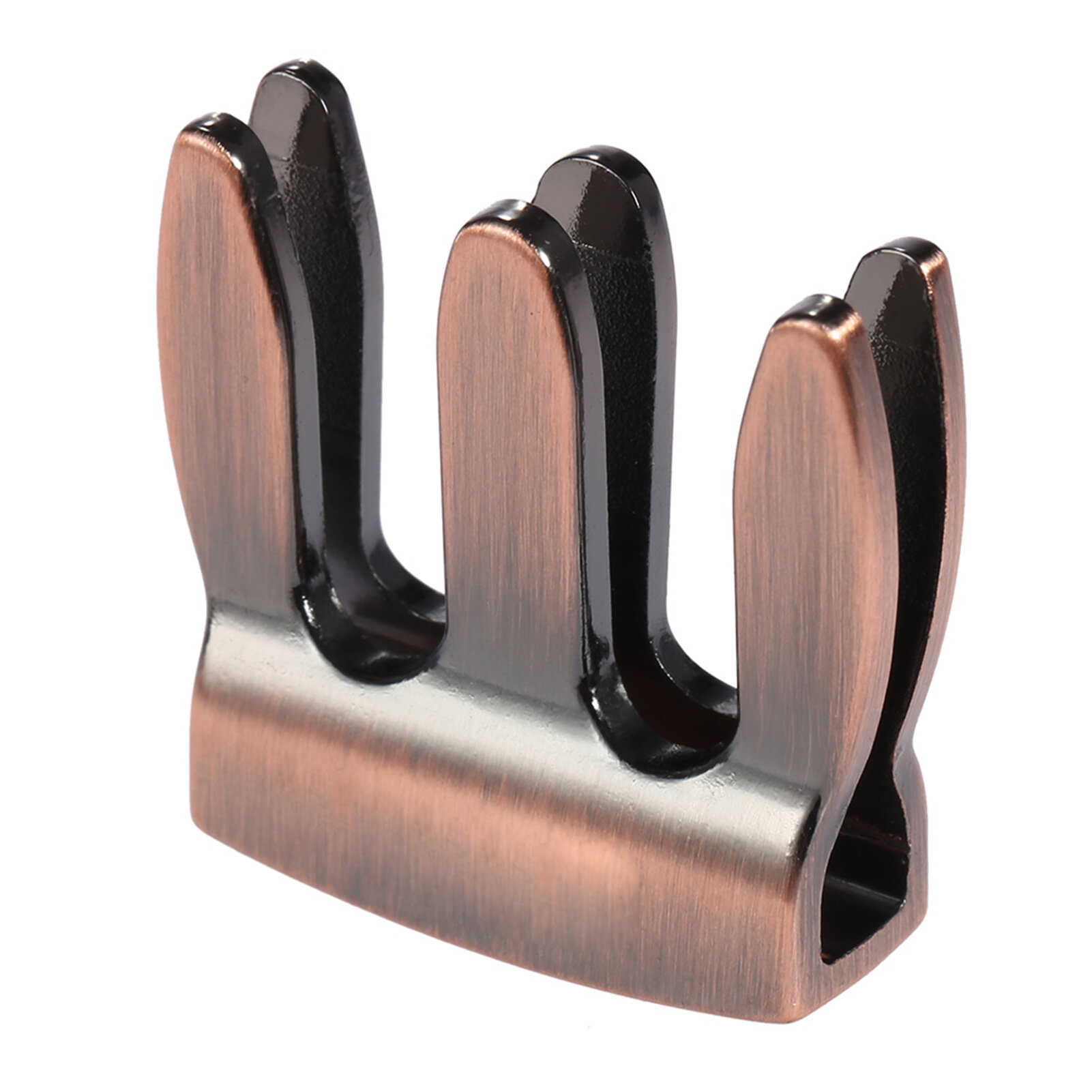 Металлическая сурдина для скрипки и альта, глушитель для скрипки с тремя зубцами.