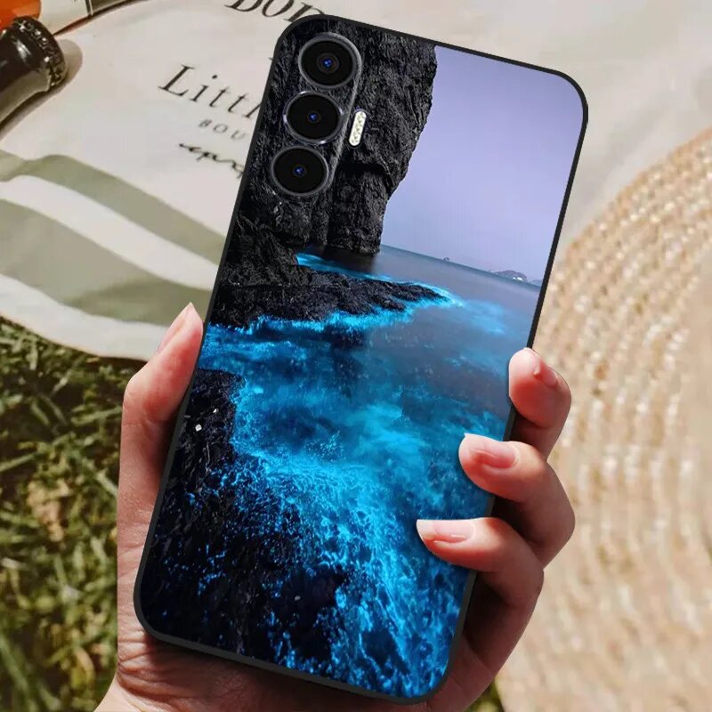 Чехол для Tecno Pova 3, мягкий силиконовый чехол для Tecno Pova Neo LE6, чехол для телефона Pova3 PovaNeo, чехол для телефона