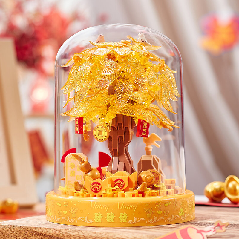 Конструктор 3D Balody Yapin Золотое дерево в Колбе, 590 деталей - BA6969