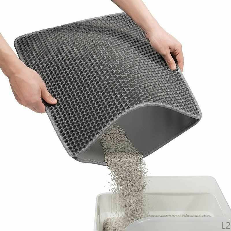 Коврик для кошачьего туалета лотка 60x90 см двухслойный