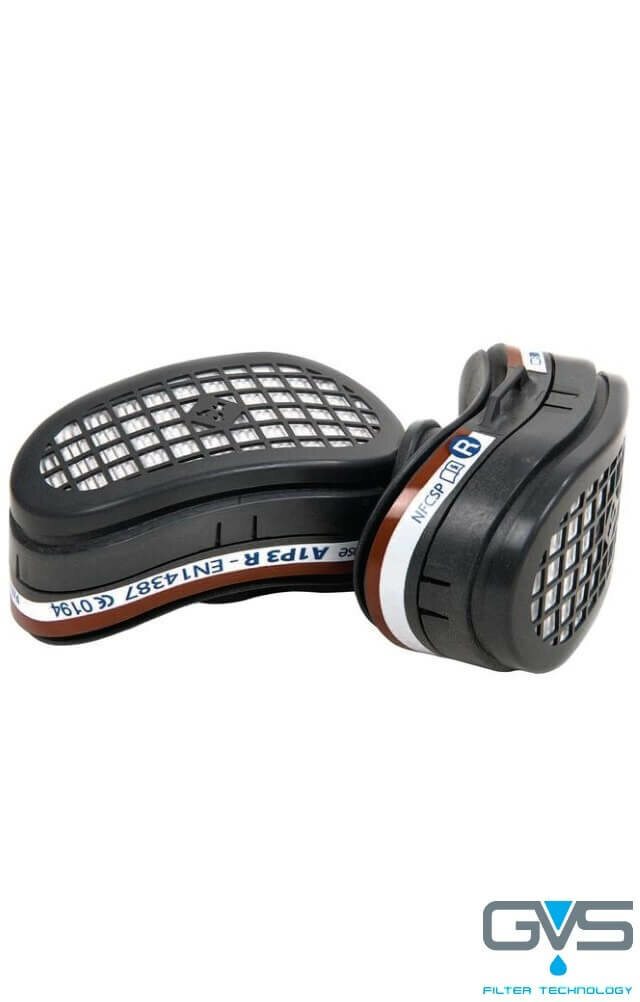 Фильтры запасные SPR341IDUC, для полумаски GVS ELIPSE A1P3, комплект 2 шт