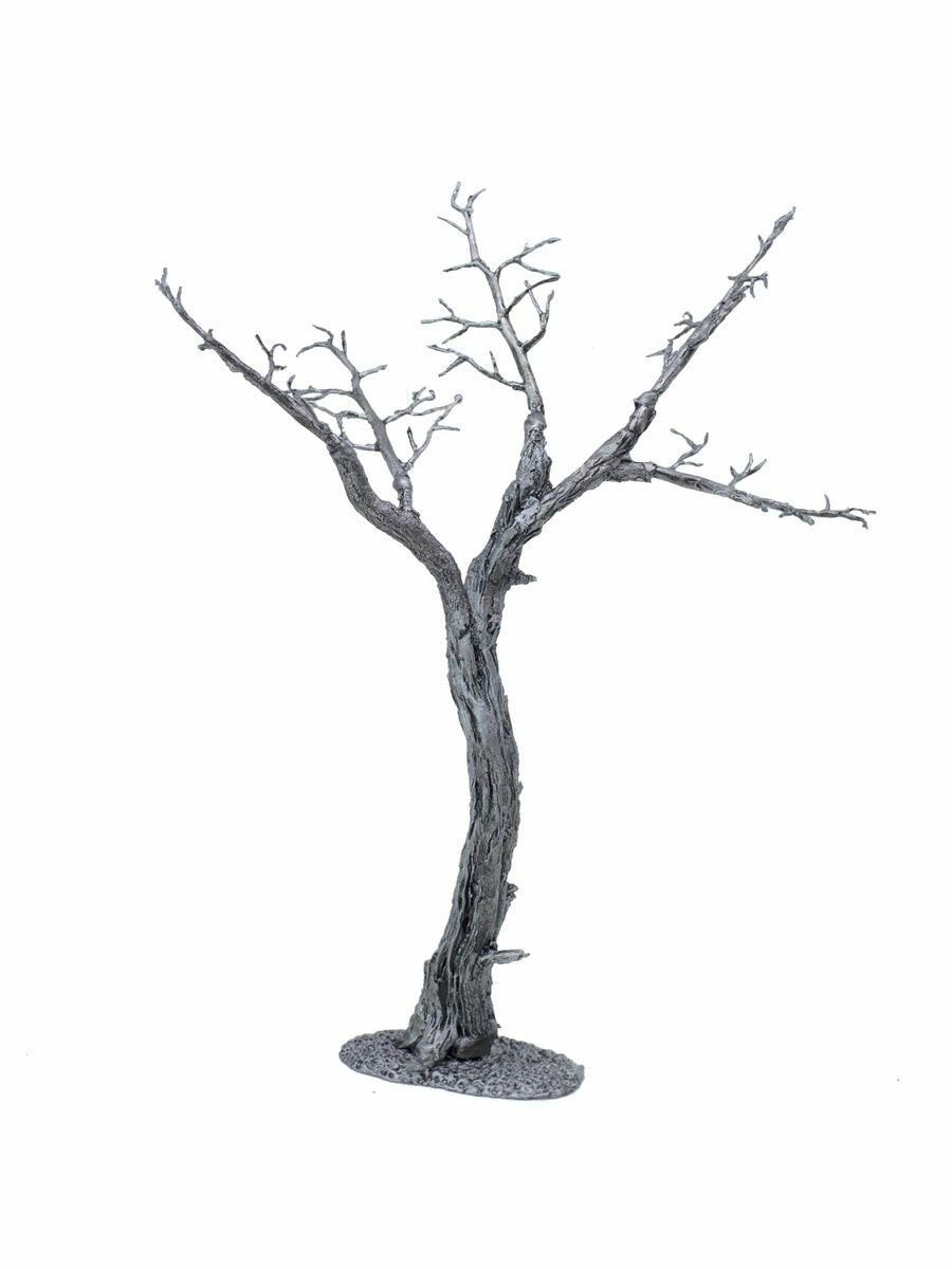 Оловянная фигурка дерево 54 мм масштаб (высота 12-15 см) Миниатюра коллекционная из олова