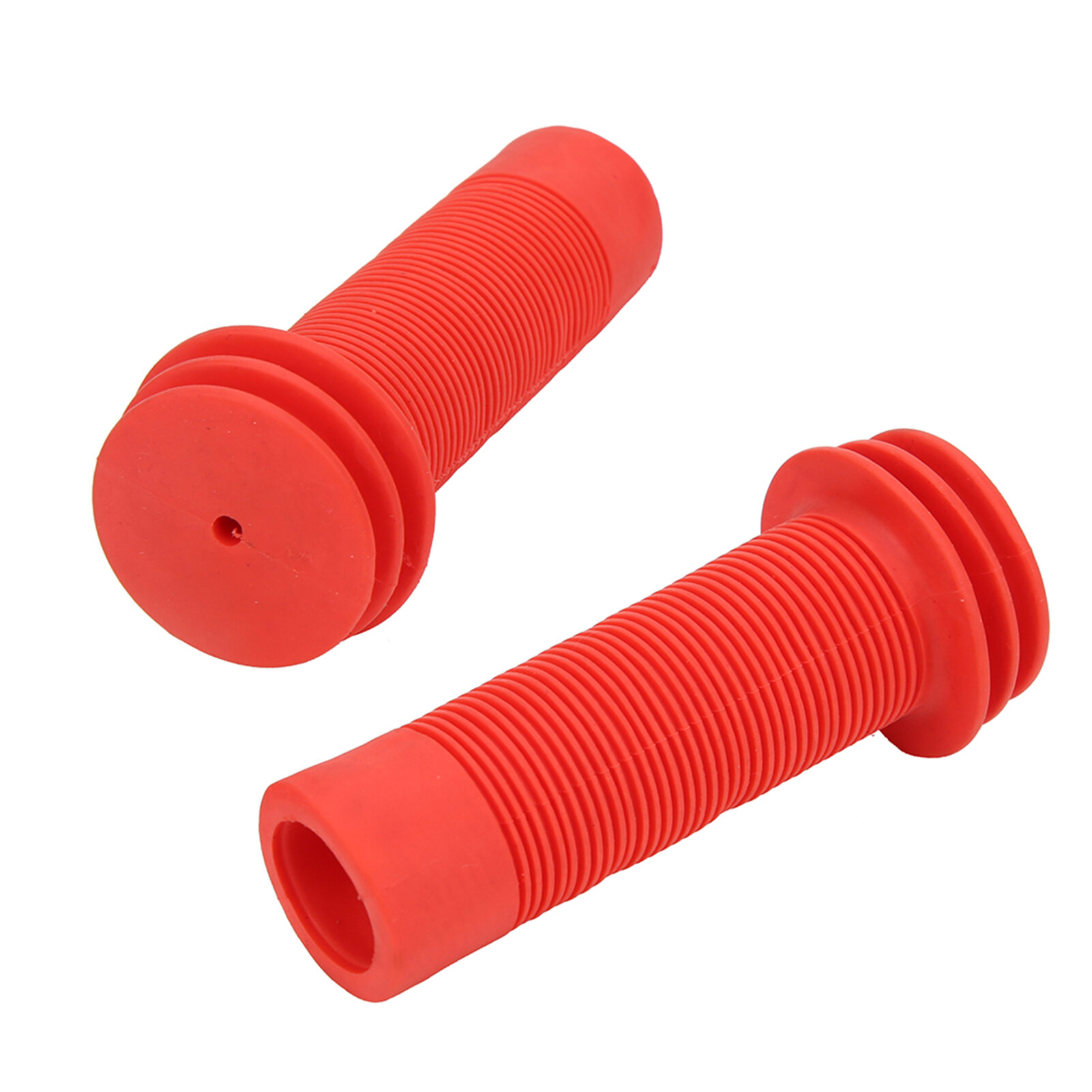 1 пара Сверхлегких Резиновых Детских Велосипедных Противоскользящих Рулей, Чехол для Руля, Аксессуар для Детского Велосипеда (красный)
