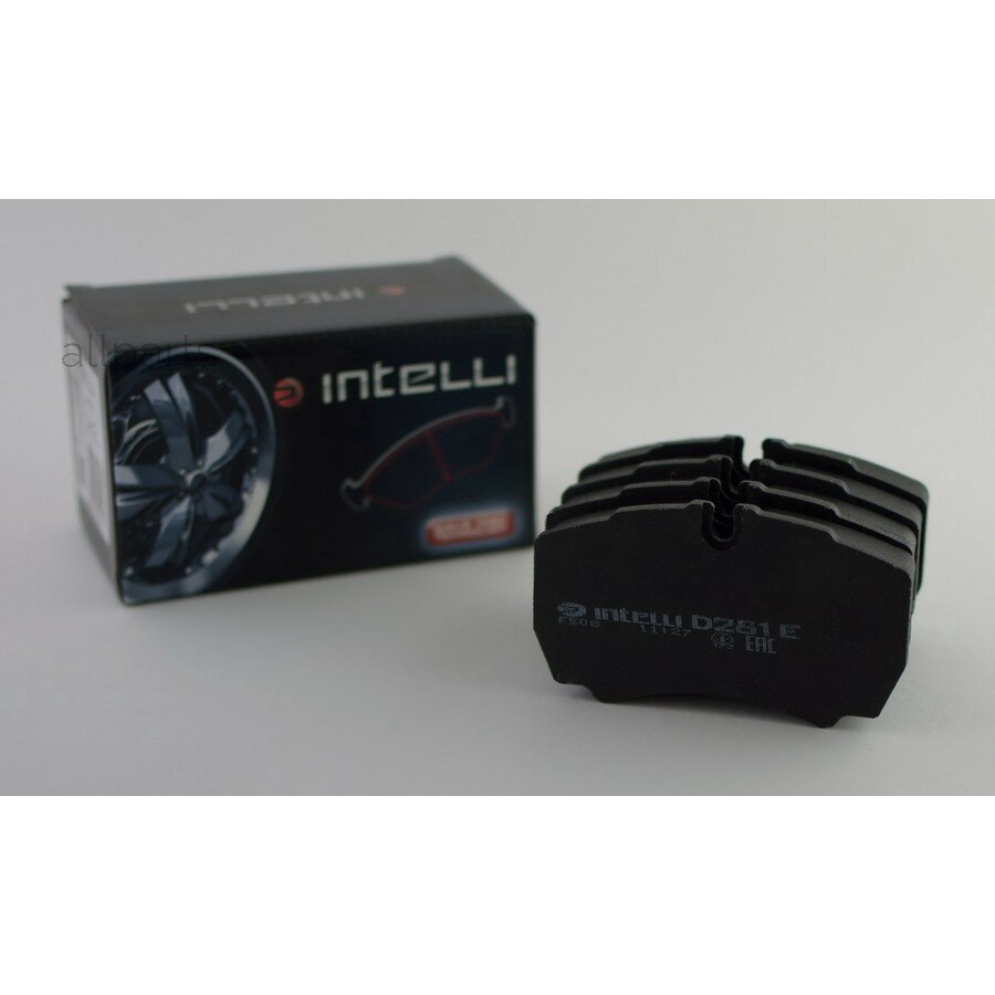 DAFMI D281E Колодка торм. задн D281E "INTELLI" к-т IVECO Dayli II 35 S 99-/III 06- ; FORD TRANSIT с 08-