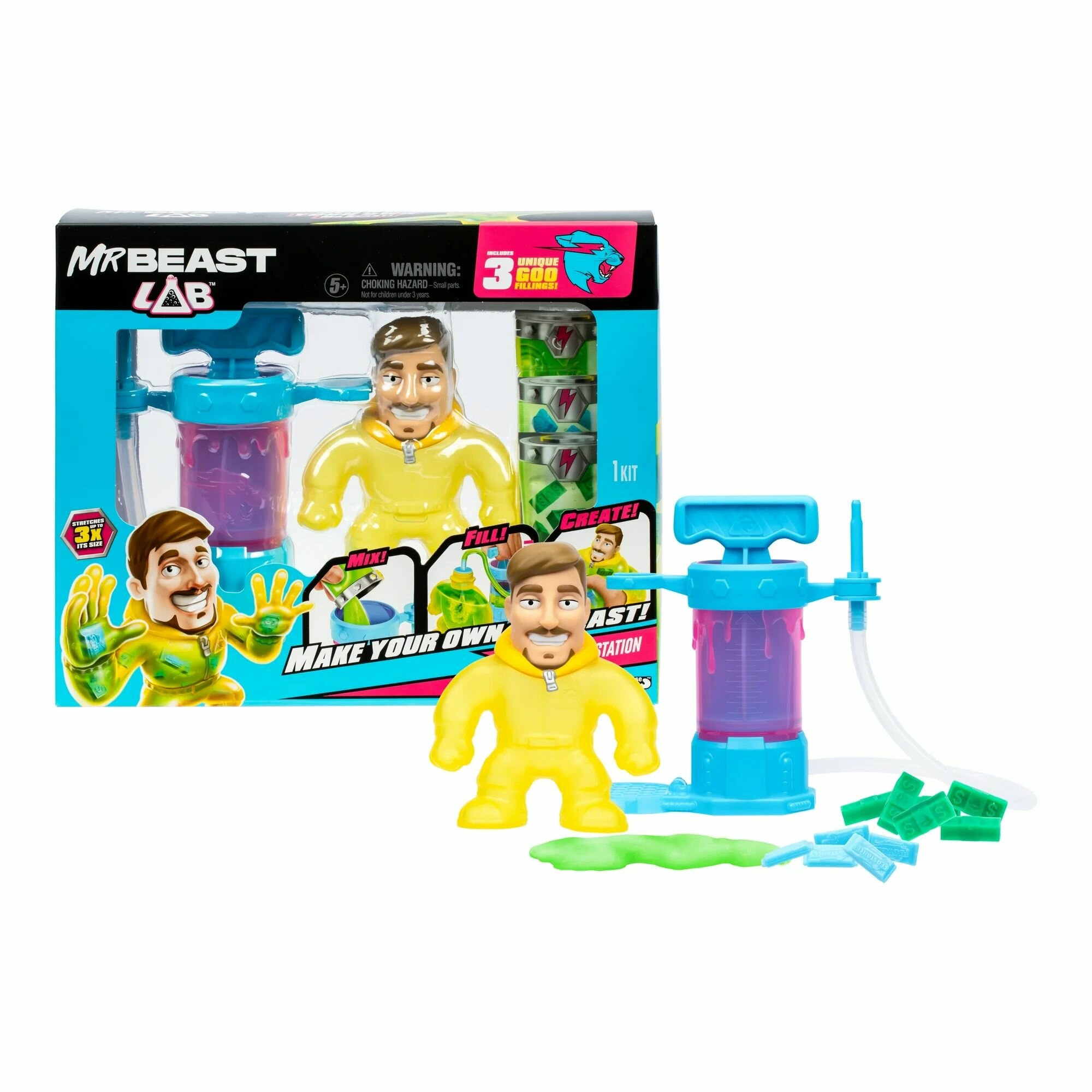 MrBeast Lab - Лаборатория животных, маленькие скульптурные игрушки, подарки для детей