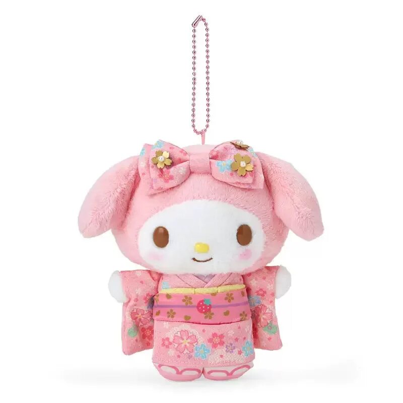 Hello Kitty плюшевый брелок-кимоно MINISO Розовый, My Melody