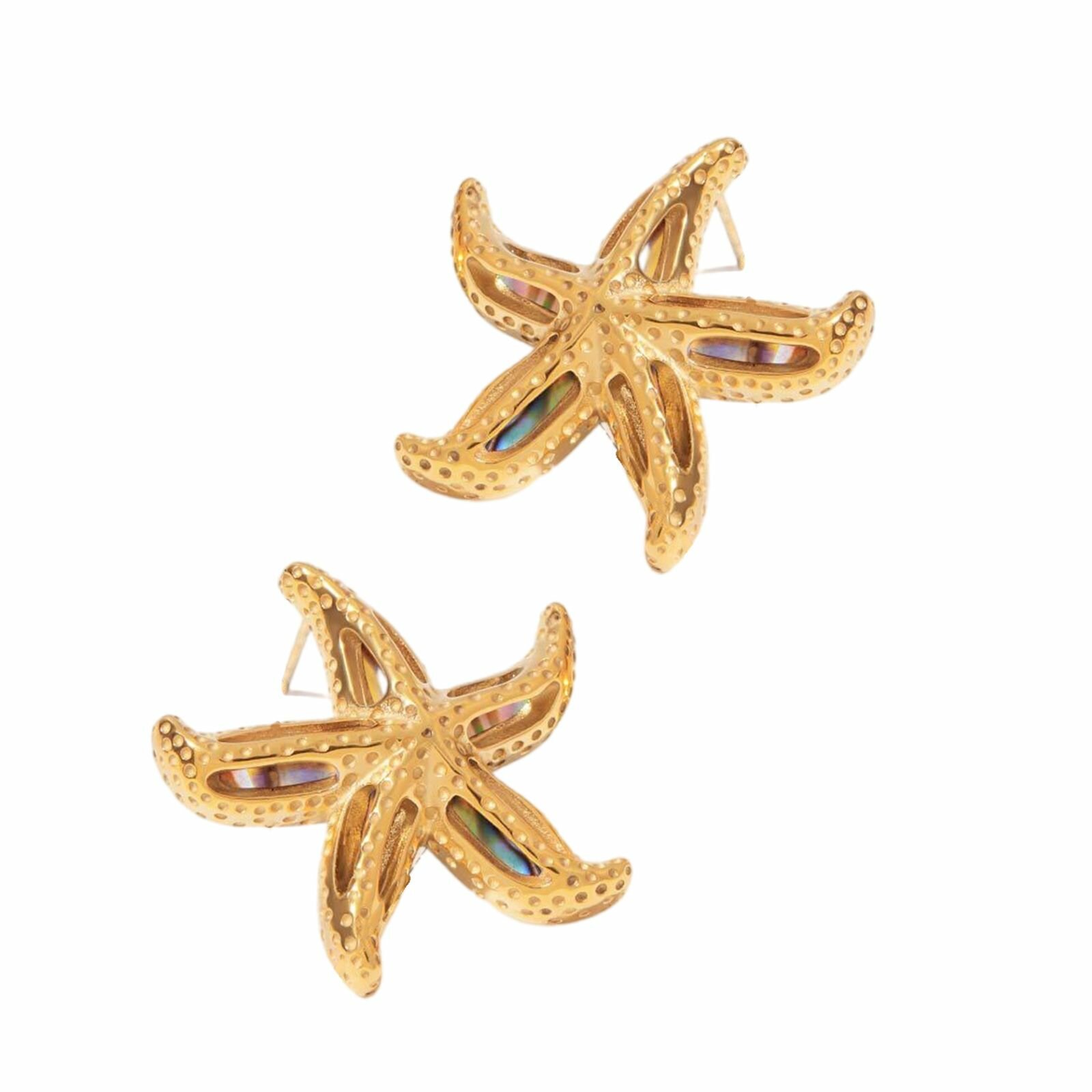 Регулируемое ожерелье из нержавеющей стали с морской звездой и ракушками украшение для отпуска