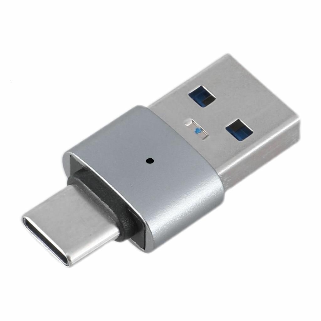 Разъем USB 3.0 для подключения type c от мужчины к мужчине-круглый серый со светлым