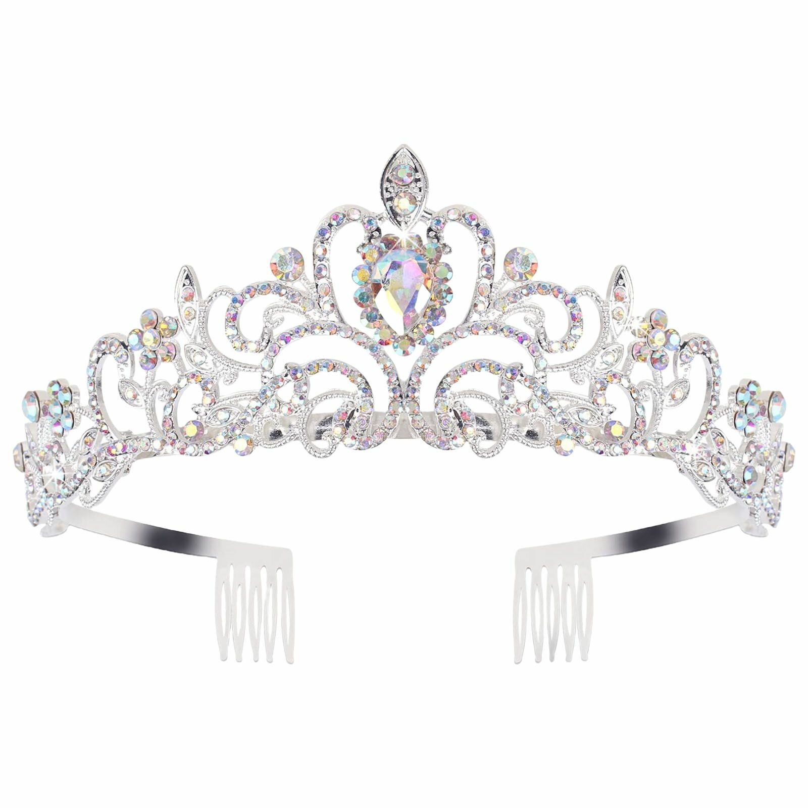 Красивые стразы Тиары для девочек и женщин свадебные аксессуары волос невесты