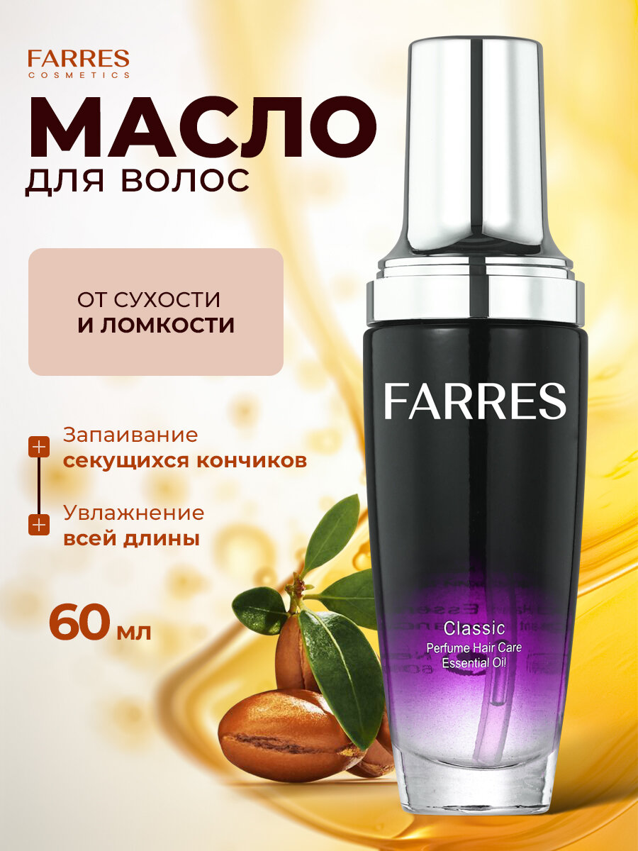 Farres Масло для волос несмываемое профессиональное с термозащитой 02