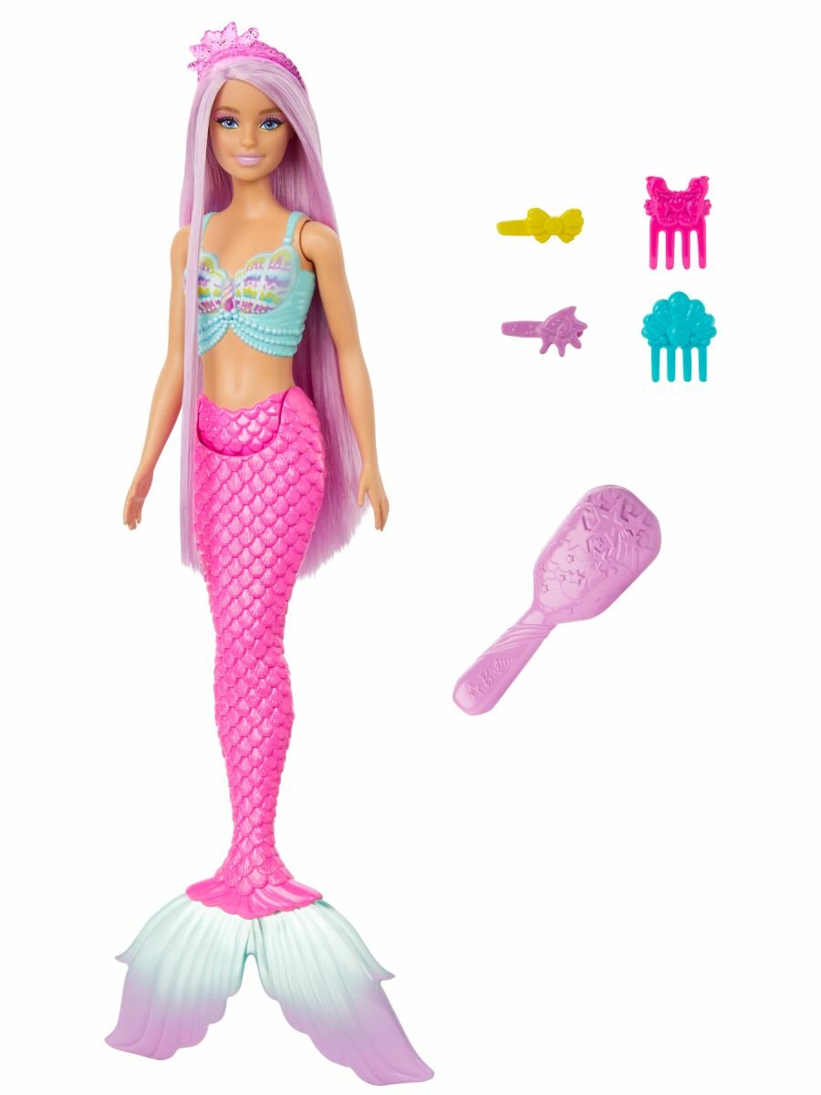 Кукла Барби HRR00 русалка с длинными волосами Barbie Mattel