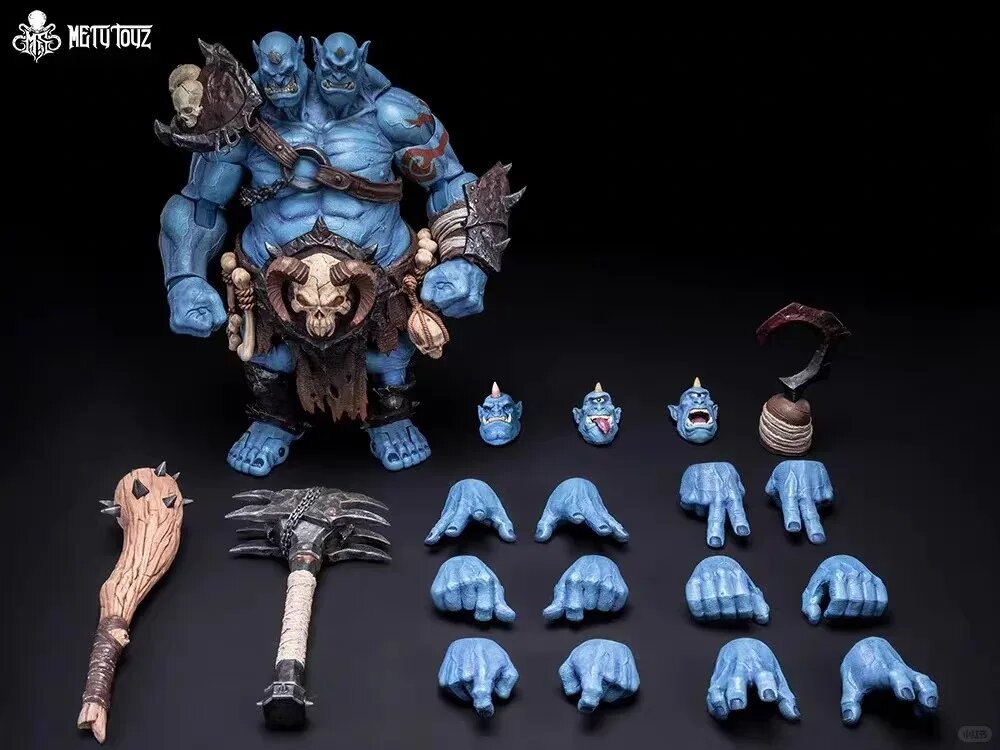 Bandai World Of Adventurers Skullcrusher Ogrus Ogre Warrior blue