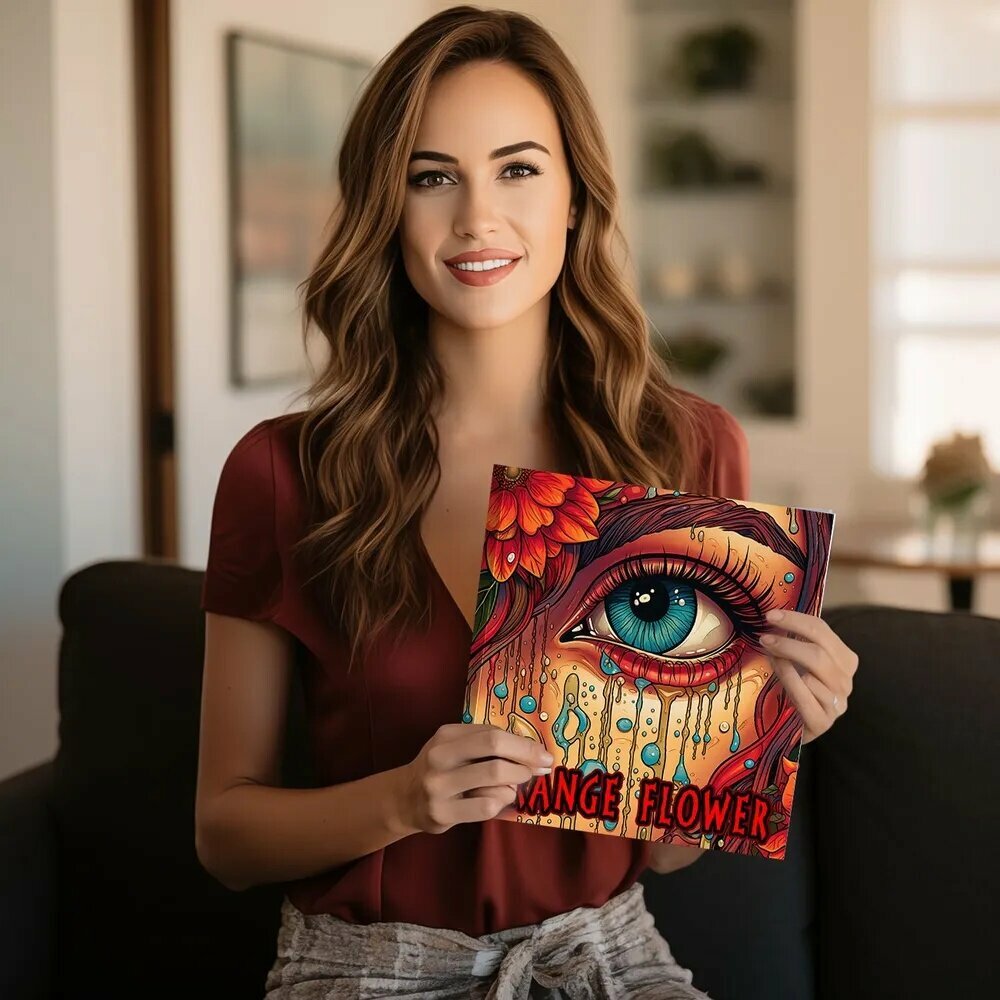 Книжка-раскраска цветочная фея, Альбом для рисования эльфы, высокое качество Книга каракулей 30 см*21 см, подходит для раскрашивания как взрослыми, так и детьми