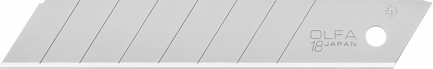 Сегментированные лезвия OLFA, 18 мм, 10 шт в боксе OL-LB-10