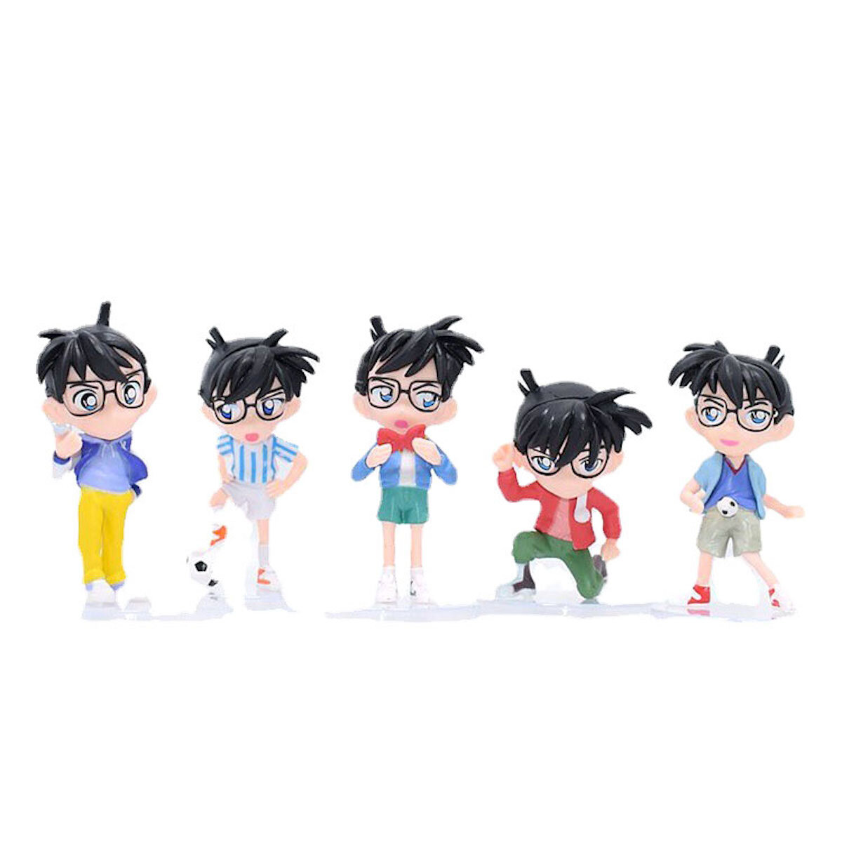 5 шт./лот Детективы Конаны Конаны Эдогавас аниме фигурка игрушка статуэтка