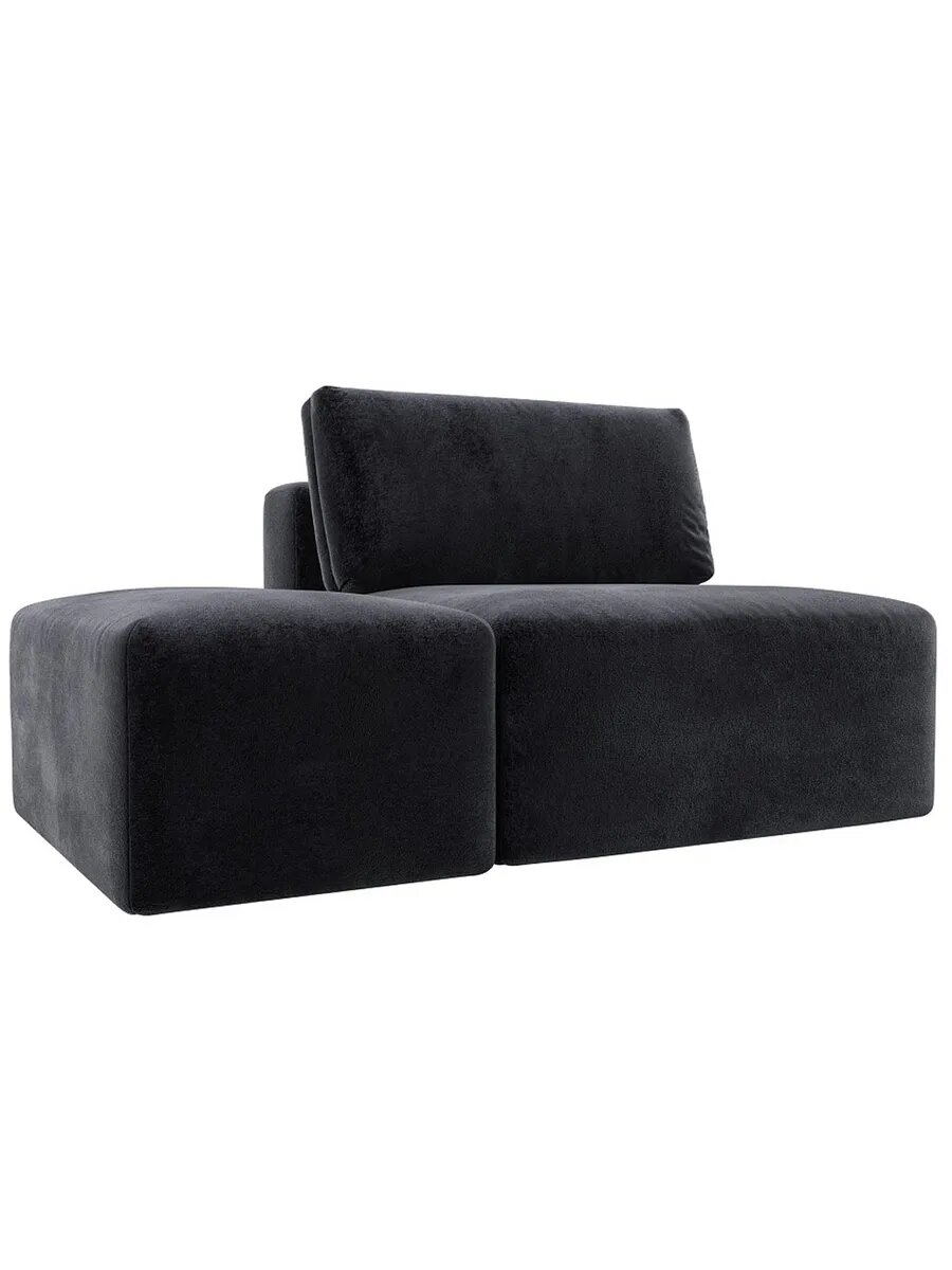 Модули диван и пуф из модульного набора Лего, с ящиком для белья, велюр