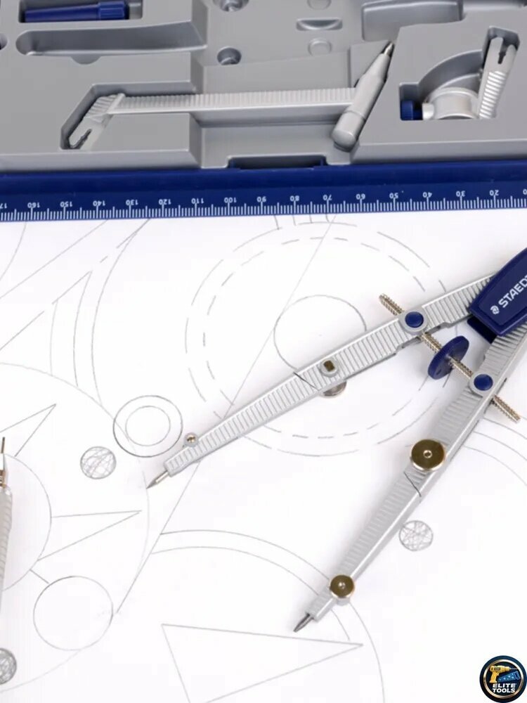 KNOW EASY-Германия Набор металлических калибров STAEDTLER компас