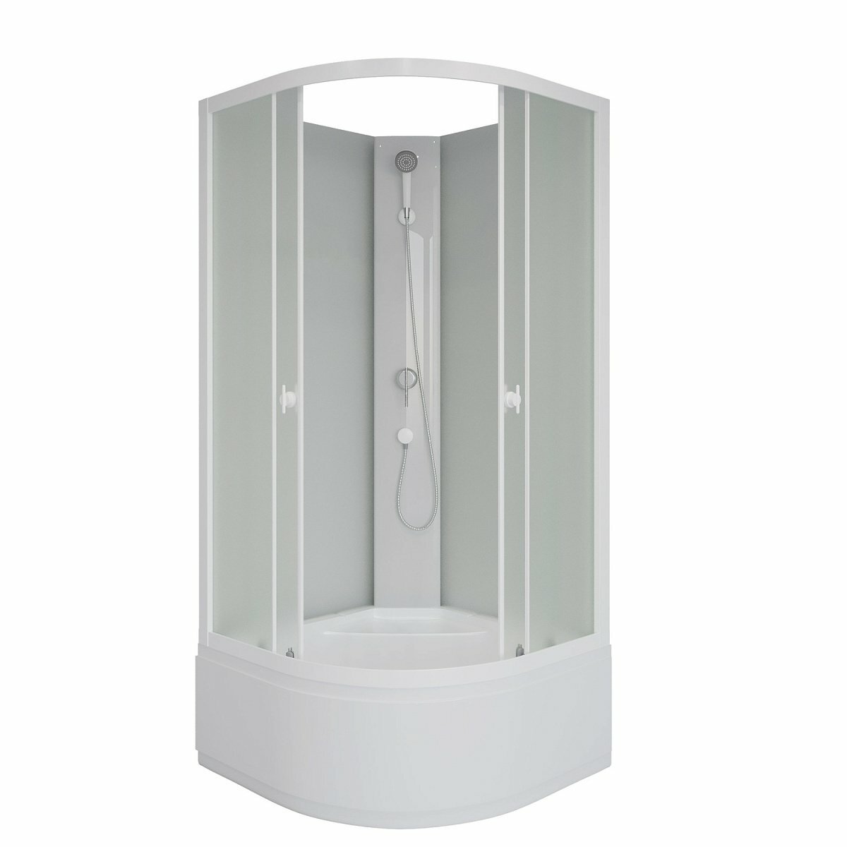 Душевая кабина Niagara "Promo" P100/40/MT/BK, 100x100, ABS-пластик