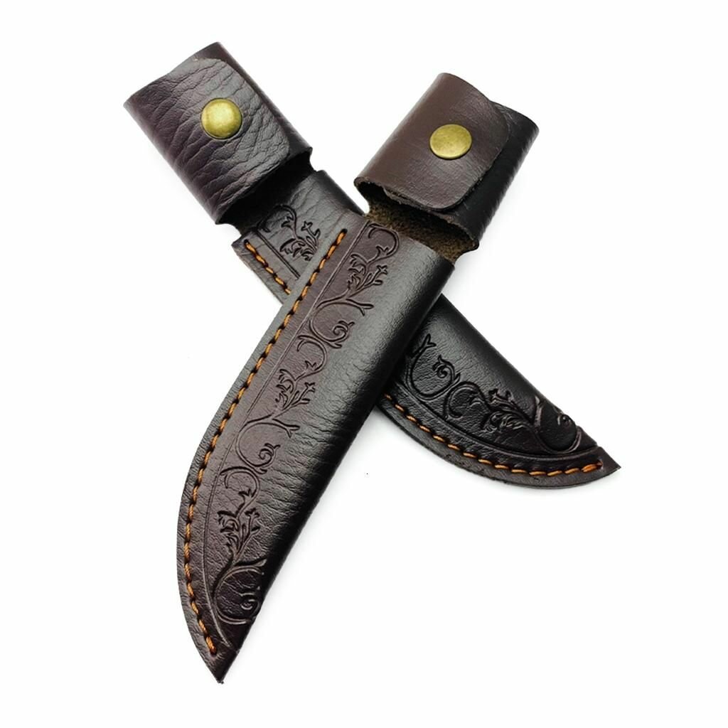 Кожаные ножны для ножа с поясной петлей