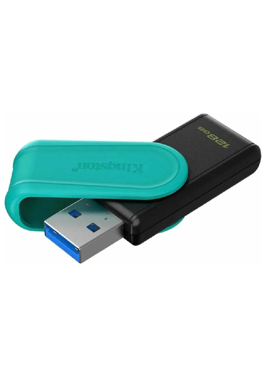 Флешка USB Kingston 128 Gb DataTraveler Exodia S DTXS/128 Gb USB 3.0 бирюзовый/черный