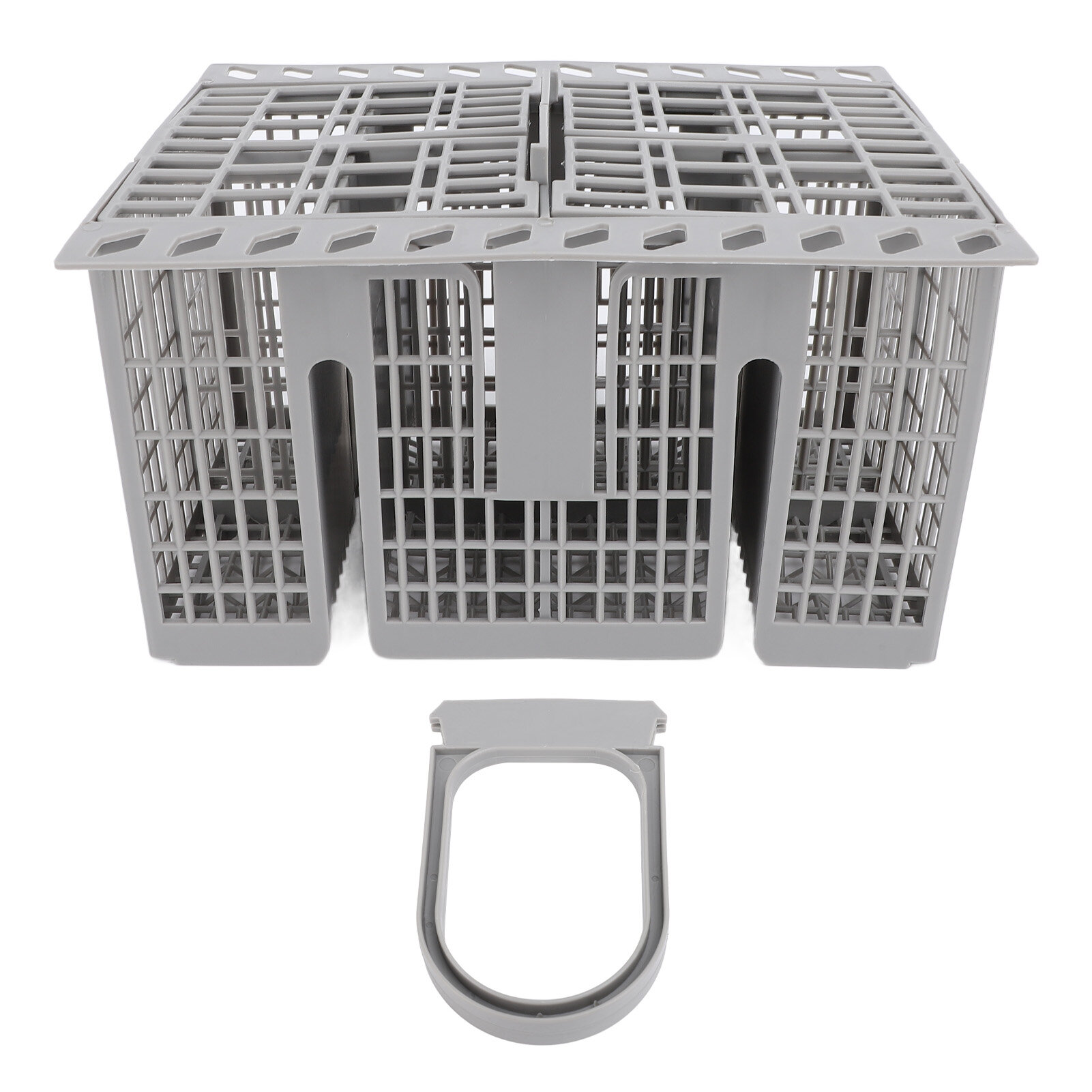 Корзина для столовых приборов для посудомоечной машины ABS 8 отделений 2 крышки C00257140 C00386607 Универсальная корзина для столовых приборов для посудомоечной машины