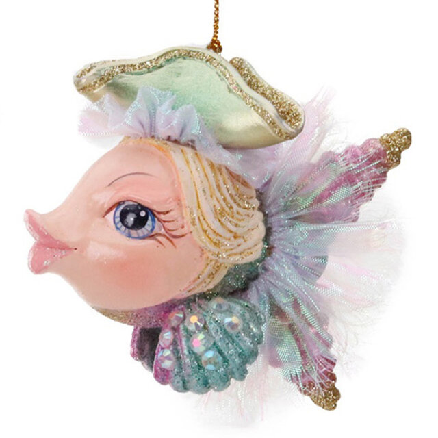 Елочная игрушка Рыбка Сеньор - Tesori di Poseidone 12 см, Goodwill, B87303-2