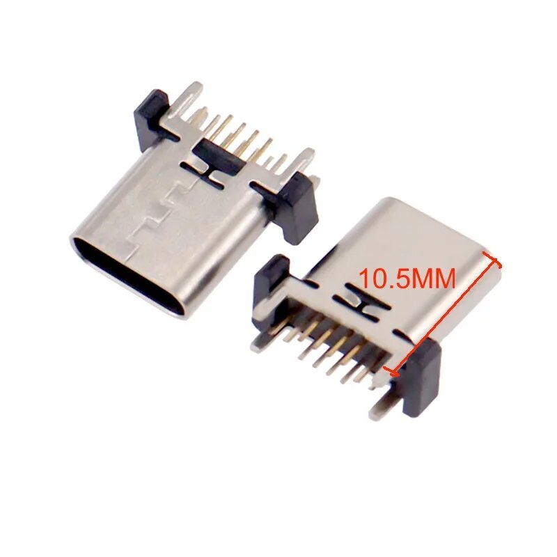 Разъем USB Type-C 10.5H-5PCS