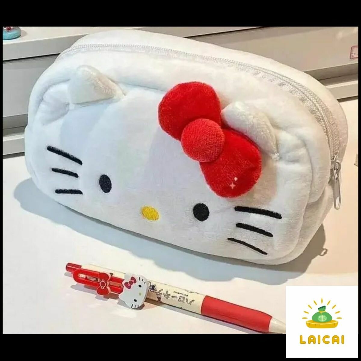 Hello Kitty плюшевый пенал школьный для девочек мальчика