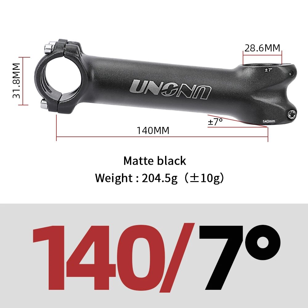 UNO Kalloy Длинный вынос MTB Power 140/150 мм Алюминиевый