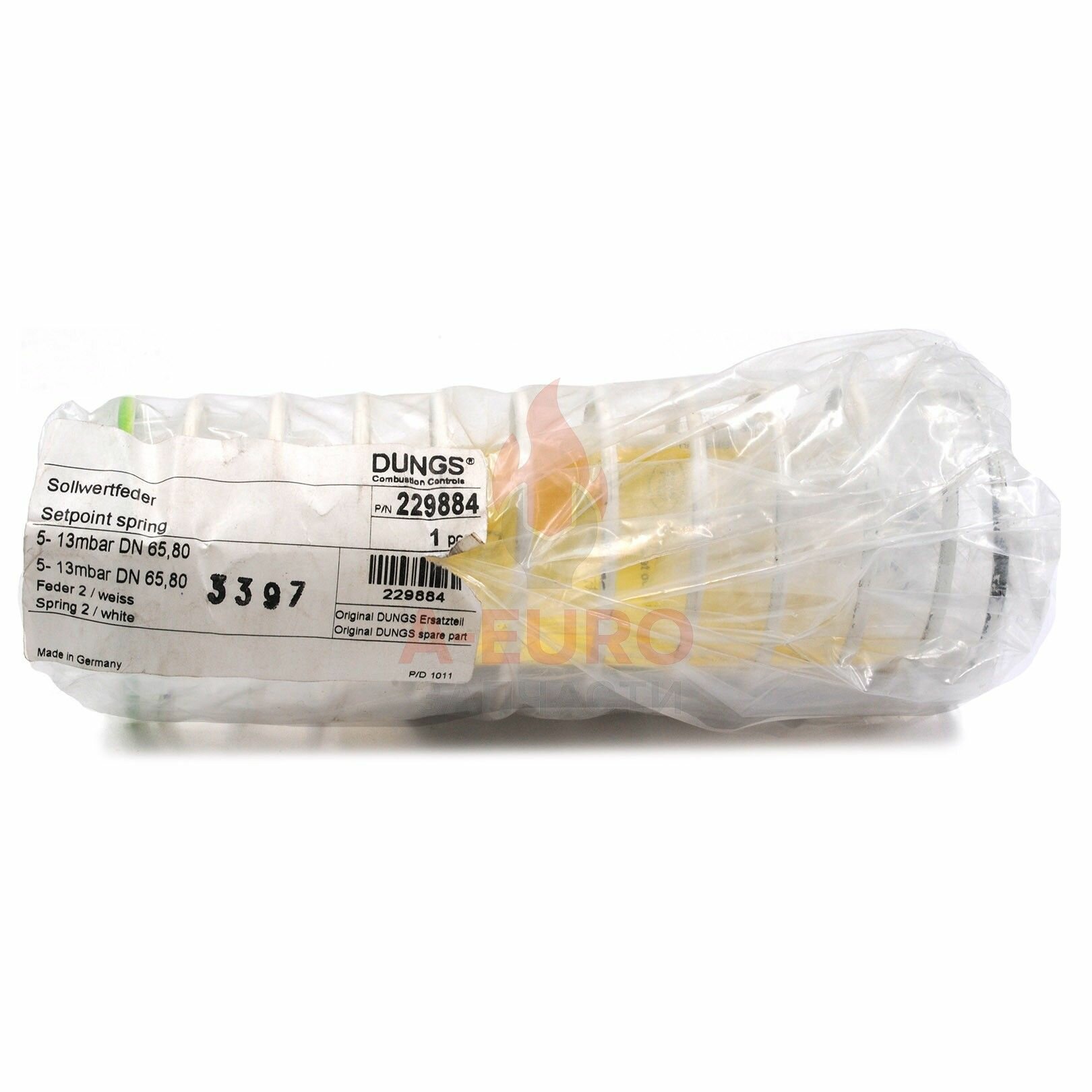 Пружина Dungs 229884 белая 5-13 мбар 5065/5080