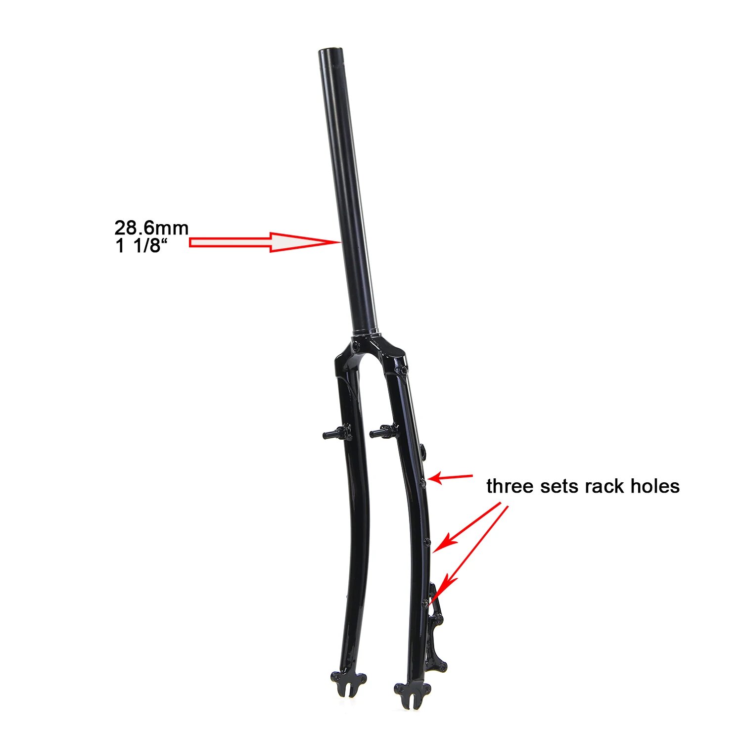 Вилка для велосипеда SILVEROCK 28.6mm, 1 1/8", 700C
