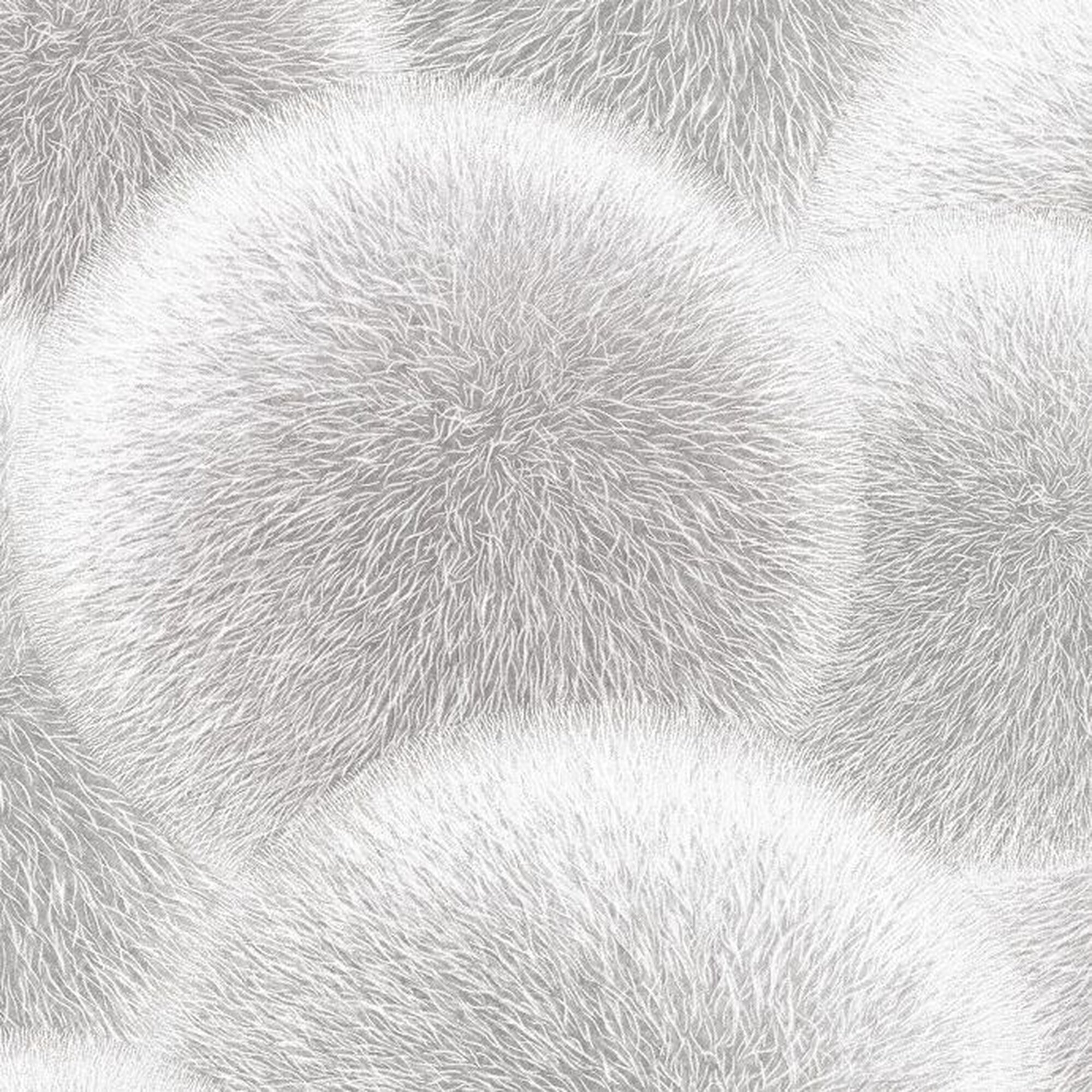 Обои вспененный винил на флизелине Пух 1.06*10м светло-серые одуванчики