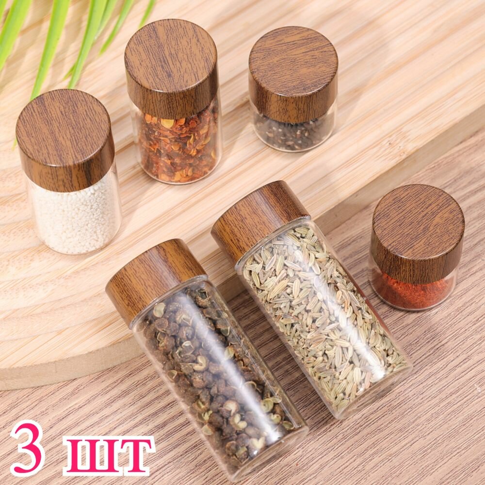 Маленькая стеклянная мини-баночка, 1/3 шт.