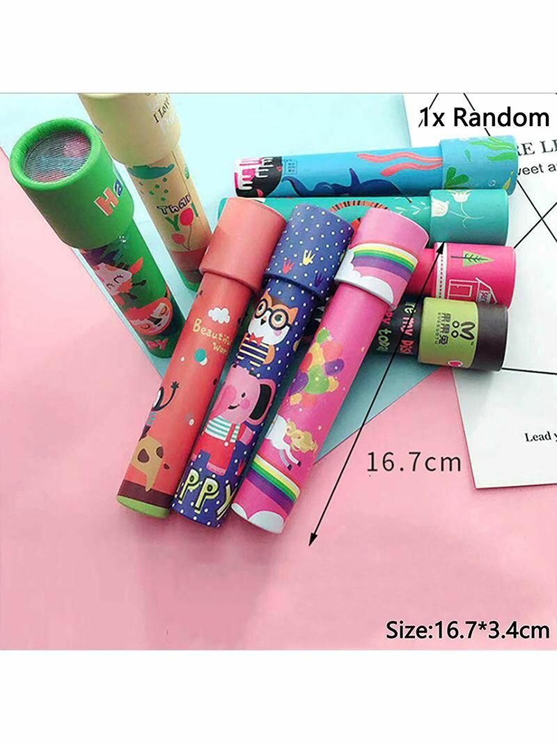 Детские развивающие игрушки бумажный калейдоскоп