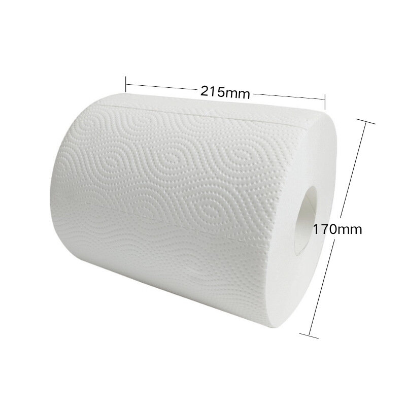 Кейтеринг, большой рулон впитывающей масла кухонной бумаги, утолщенный одноразовый рулон для вытирания масла, пищевая кухонная бумажная салфетка