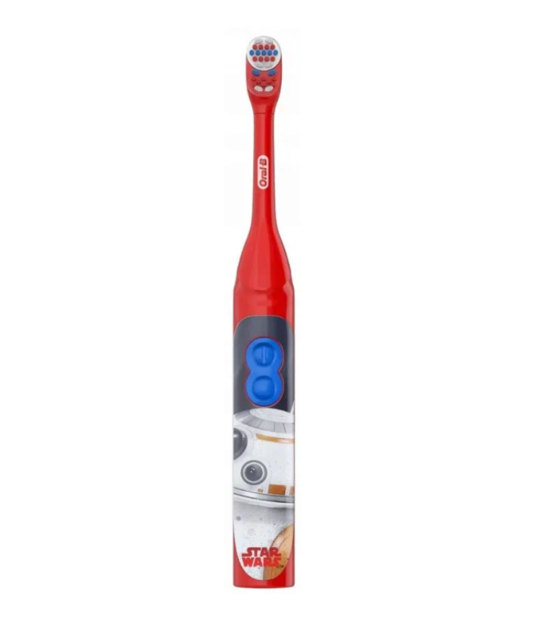 Электрическая зубная щетка Oral-B Stages Power Звездные войны (DB3.000.1K-DB3010) с 3 лет с несменной насадкой R2-D2
