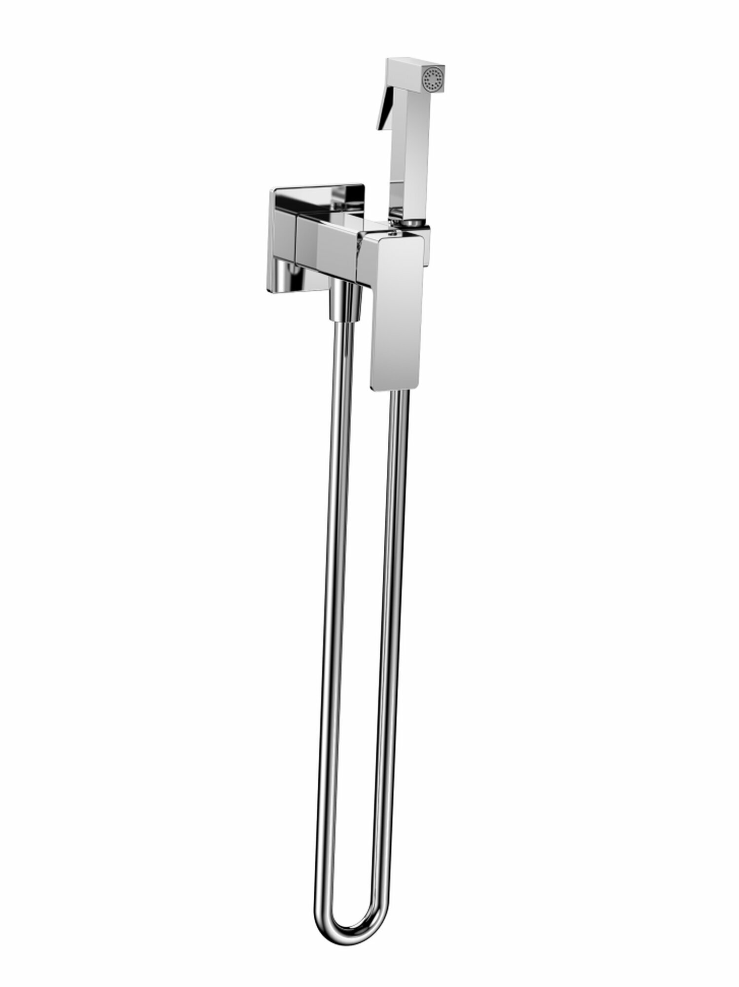 AQM6817CR Savona Готовый комплект гигиенического душа (скрытый монтаж, латунная лейка), хром