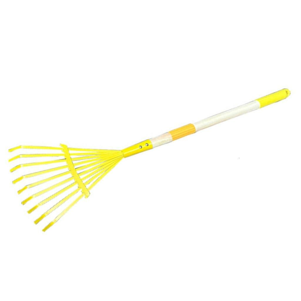 Детский грабли металлические с ручкой, Грабли для уборки листьев с помощью сома